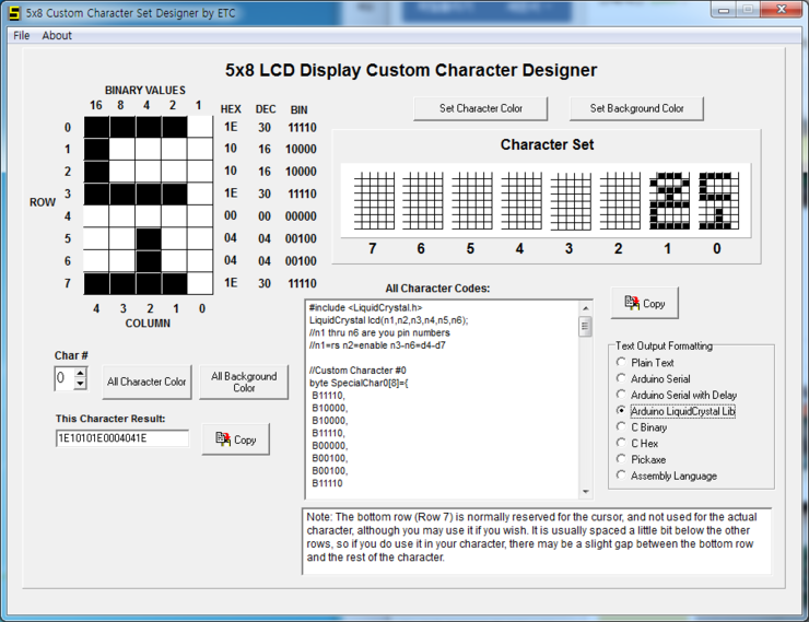 아두이노 : 캐릭터LCD(CLCD)에서 원하는 문자, 한글 간단하게 구현하기 : 네이버 블로그
