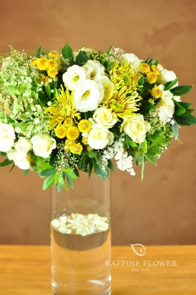 Vase arrangement ① . (Round) [라운드 화병꽂이, 라피네 플라워, 플로리스트 클래스] : 네이버 블로그
