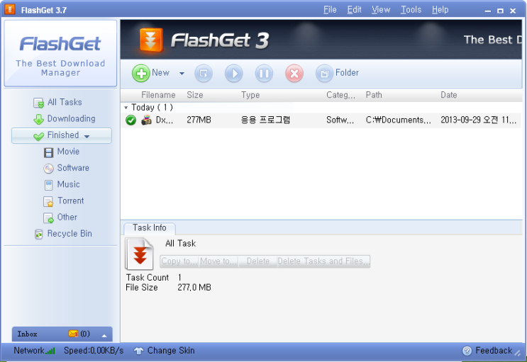FlashGet 3.7 - 이어받기 프로그램 추천 : 네이버 블로그