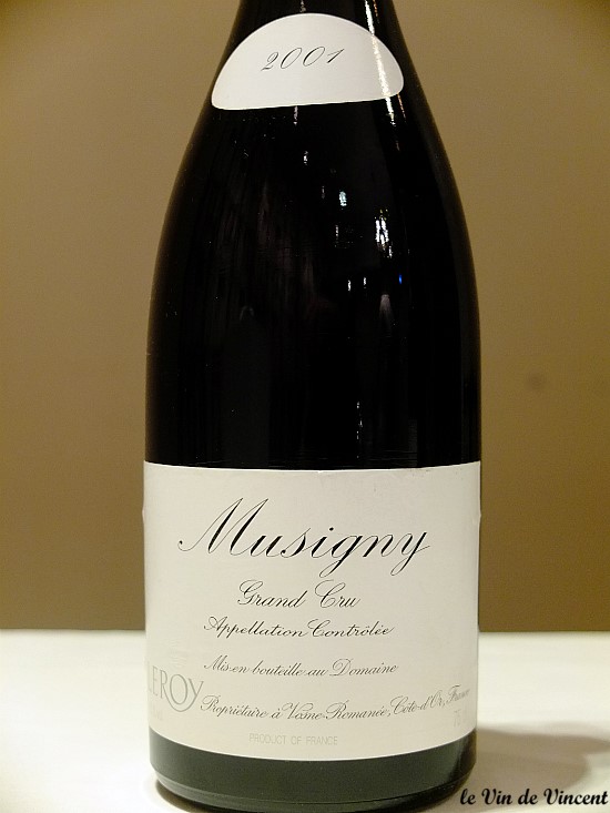 Domaine Leroy : Musigny 2001 / 도멘 르로아 : 뮈지니 2001 : 네이버 블로그
