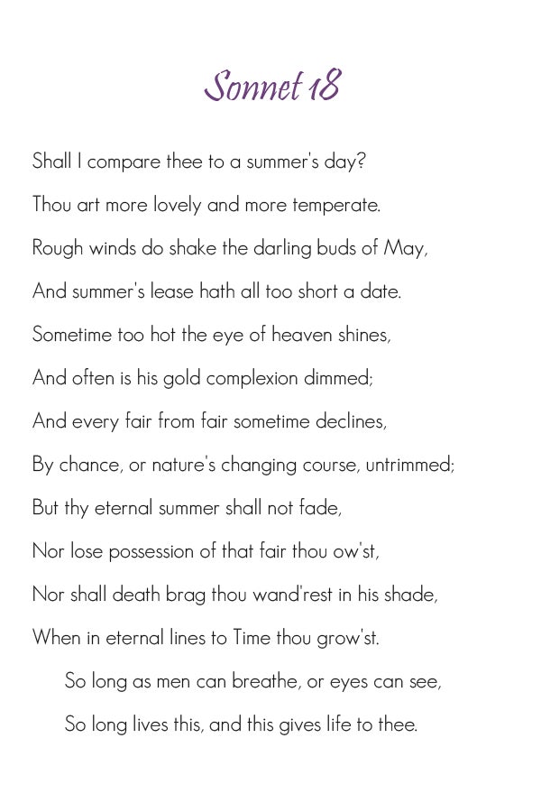 Shall I compare thee to a summer’s day? - Shakespeare : 네이버 블로그