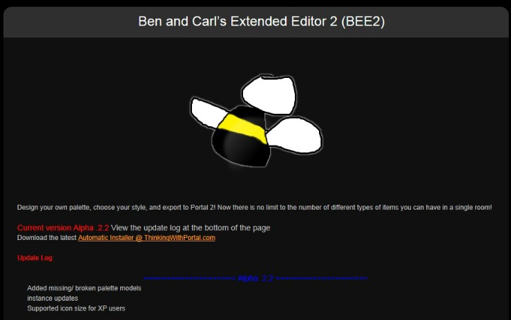 [포탈2 PETI MOD] BEE2 (Ben and Carl's Extended Editor 2) - ALPHA 패치/사용법 ...