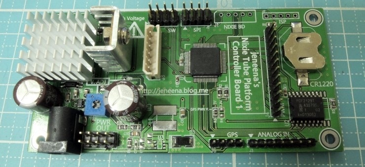 Nixie Tube 시계 제작 - 컨트롤러 보드 및 Dynamic Drive 테스트 : 네이버 블로그