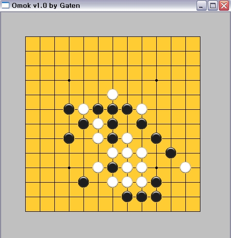 [WinAPI]오목(Omok) v1.0 보드게임 구현(소스코드/파일 첨부) : 네이버 블로그