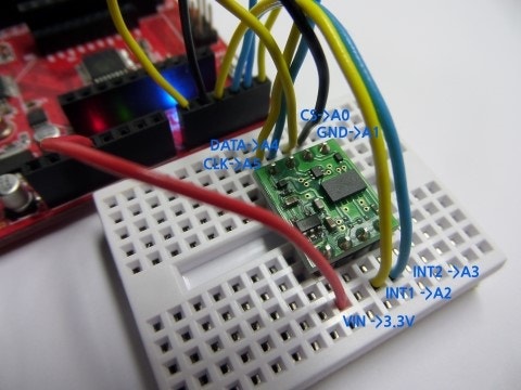 MMA7455 3축 가속도센서 아두이노 동작 방법 : 네이버 블로그