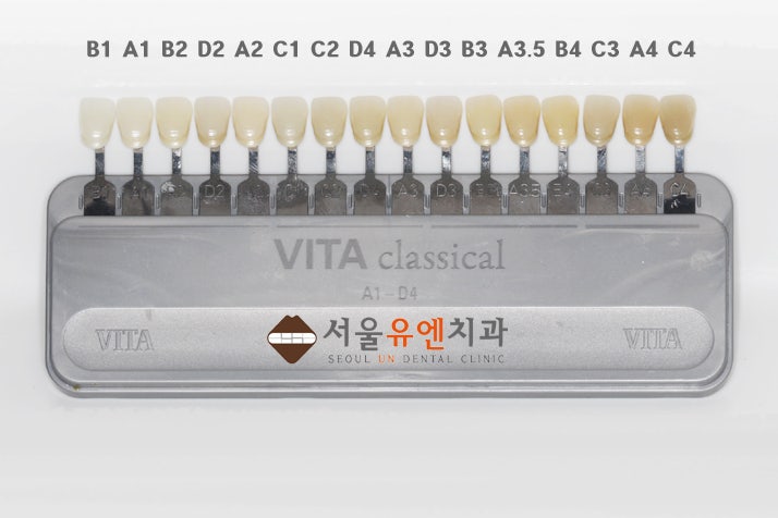 Vita Classical Shade Guide에 따르는 치아 색상과 미백 : 네이버 블로그