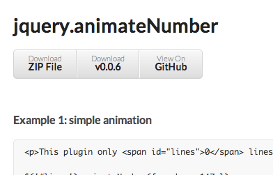 숫자를 카운팅하는 jQuery animateNumber : 네이버 블로그