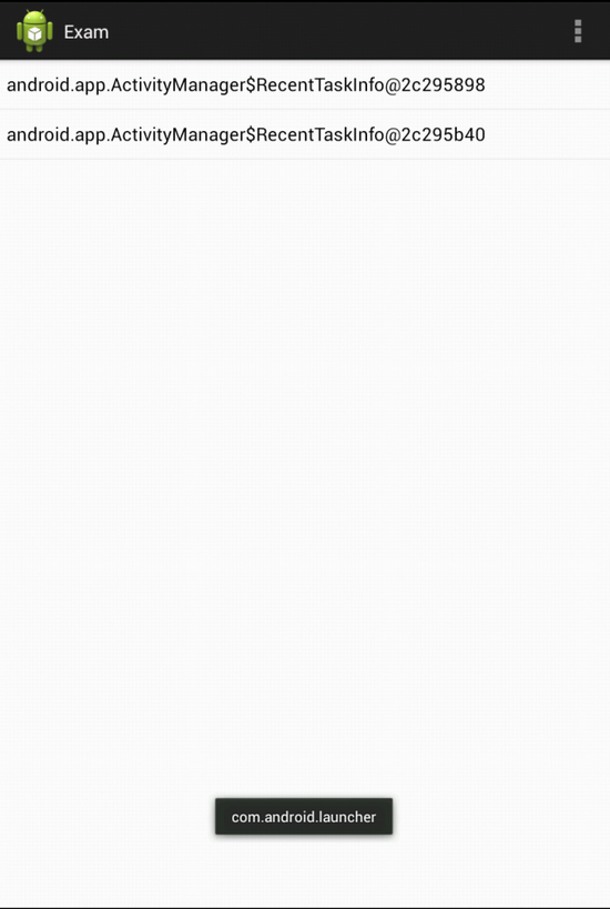 [Android] [ActivityManager 활용하기] 최근 실행한 Task 목록 가져오기 : 네이버 블로그