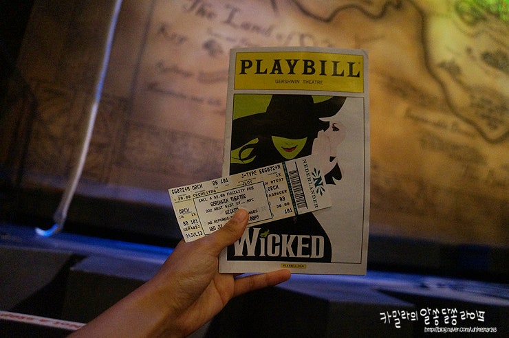 나홀로 뉴욕여행 7일차: 뮤지컬 위키드로터리 드디어 당첨되다!! I WON THE WiCKED LOTTERY! : 네이버 블로그