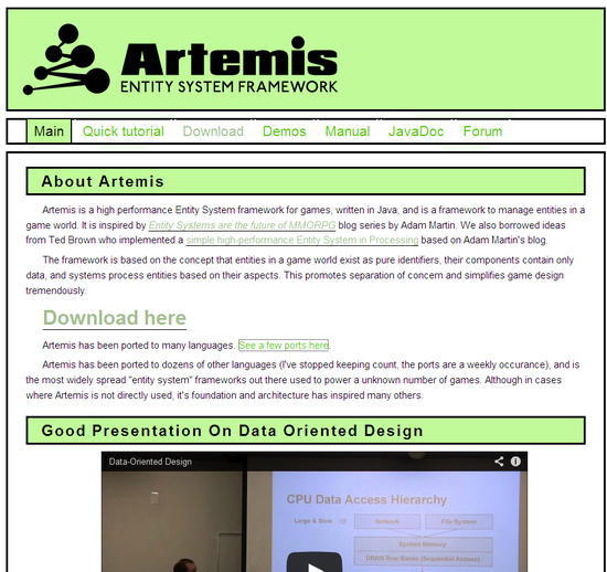아르테미스-Artemis(Entity System Framework) : 네이버 블로그