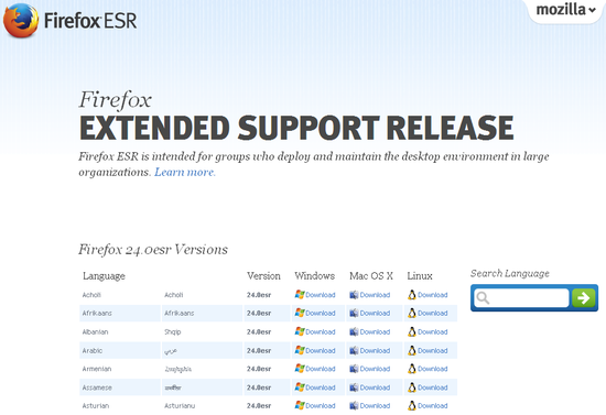 Firefox ESR(Extended Support Release) : 네이버 블로그