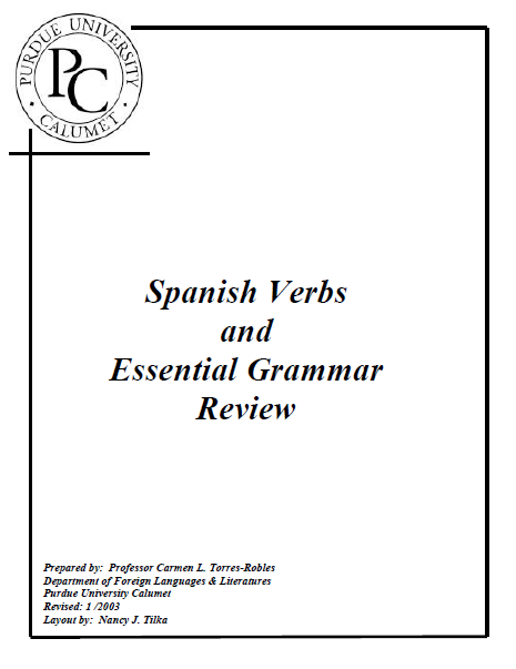 Spanish Verb Tenses & Grammar Review 자료 : 네이버 블로그