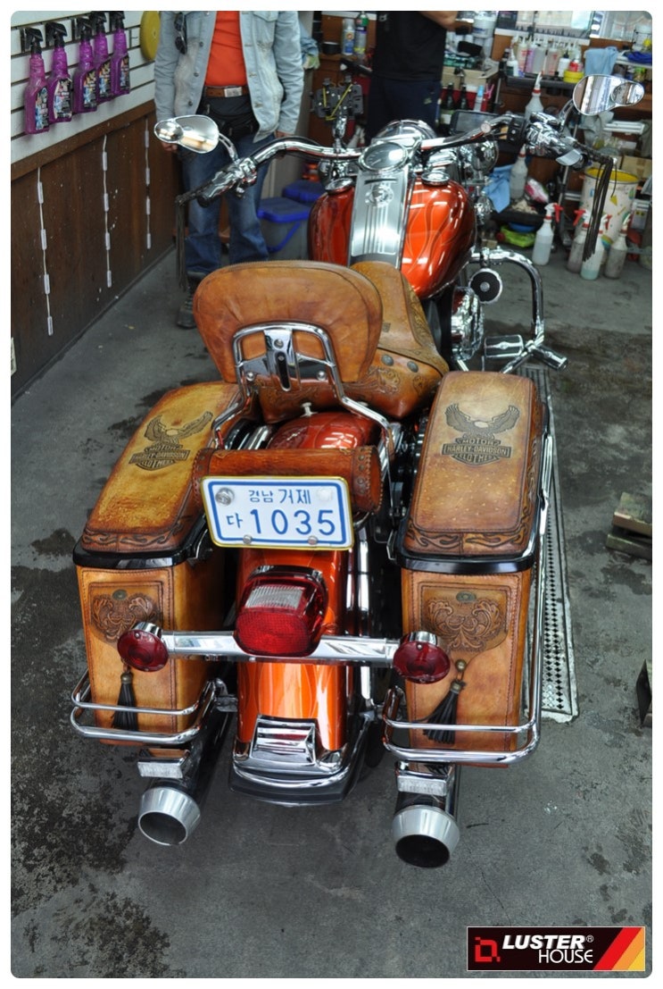 거제도가죽커스텀 할리 로드킹 스팀세차★러스트하우스★부산오토바이스팀세차바이크수성광택유리막코팅 전문샾 네이버 블로그