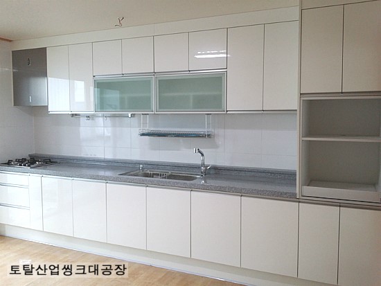 안산 이동 빌라 일자주방 Uv하이그로시 화이트펄 싱크대씽크대 시공사진 공장도 가격 토탈산업 씽크대공장 네이버 블로그