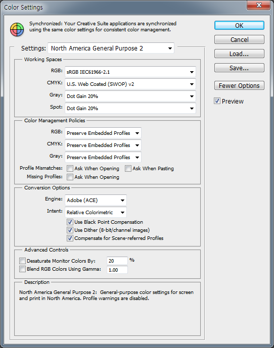 포토샵 컬러 세팅 설정 완벽 가이드 guide to photoshop color settings : 네이버 블로그