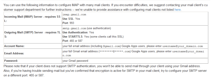 Java Mail API 활용: 주요 포털 웹메일 IMAP/SMTP 설정 정보 : 네이버 블로그