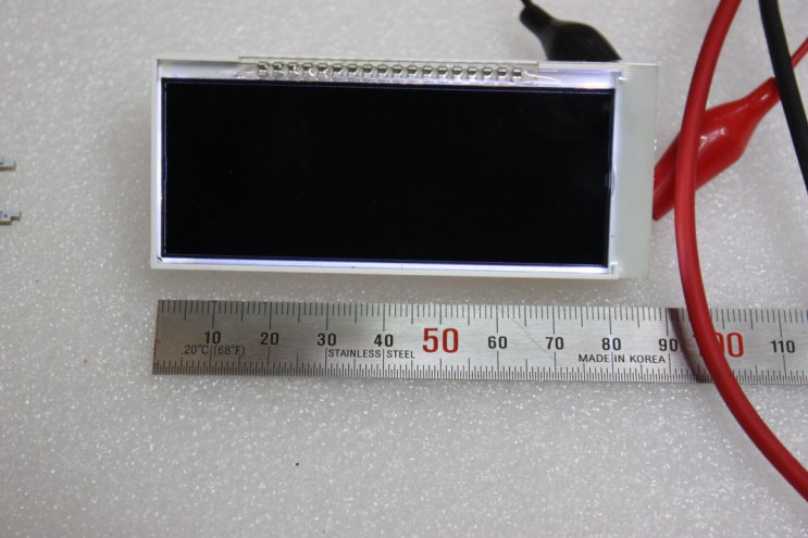 VA LCD : Mono Custom LCD VA Module : Icon+7seg Type(Mono LCD) 주문제작 LCD ...