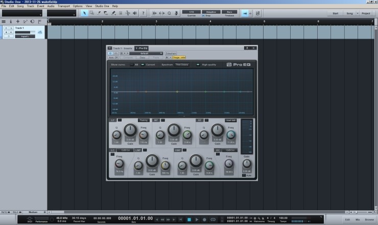 2.Presonus Studio One 2 - Pro EQ (Equalizer) : 네이버 블로그