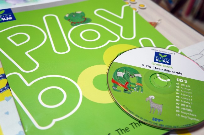 튼튼영어 Reading Rookie/6-3. Three billy goats. play book, song and 일일학습 ...