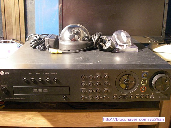 [판매완료]중고CCTV녹화기+카메라 SD급 패키지(1CH) 중고 엘지 16채널 녹화기 LG DVR (LE3116D) + 중고 돔 ...