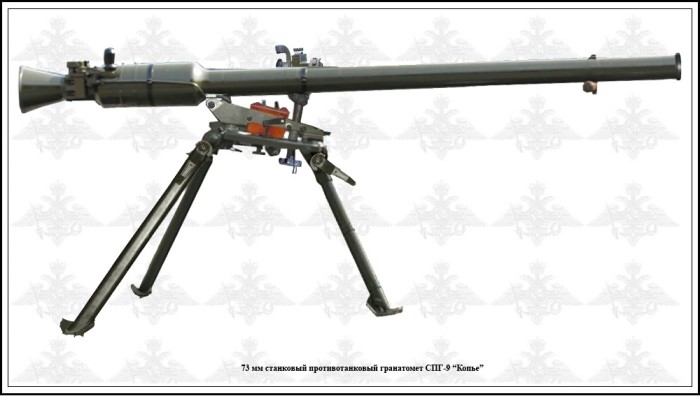[위키백과] SPG-9 무반동포(Recoilless Gun) : 네이버 블로그