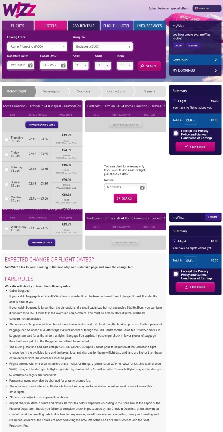 Wizz air 예약 : 네이버 블로그