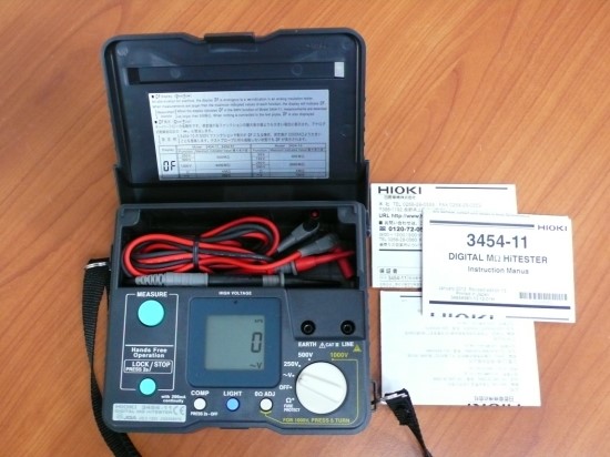 Hioki 3454-11 절연저항계 절연저항기 메가옴미터 히오키 Mega ohm meter : 네이버 블로그