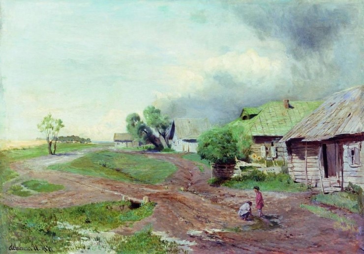 19세기 러시아화가 Isaac Levitan(1860~1900)의 풍경화 - 1. 봄(Spring landscape ...