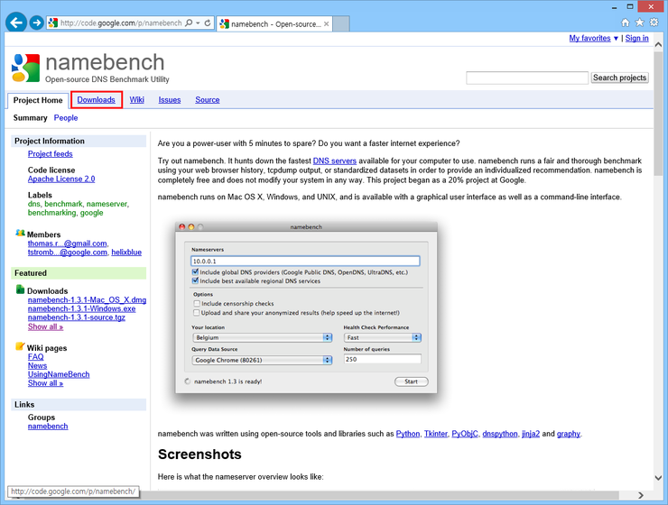 인터넷 속도를 빠르게 네임벤치! namebench DNS! : 네이버 블로그