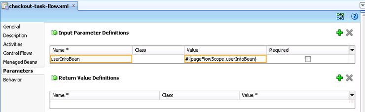 ADF - Using Parameter / 파라미터 전달 방법 : 네이버 블로그