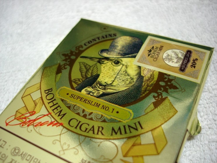 새로나온담배 보헴시가 미니 한정판 1미리 / [KT&G] BOHEM CIGAR MINI LIMITED EDITION 1mg ...