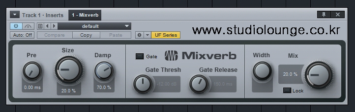 7.Presonus Studio One 2 - Mixverb (Reverb) : 네이버 블로그