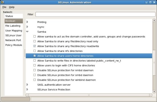 Samba 서버를 위한 SELinux(Security Enhanced Linux) 설정하기 : 네이버 블로그