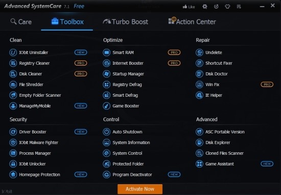 Advanced SystemCare (ASC) 덜 파괴적인 사용법 : 네이버 블로그