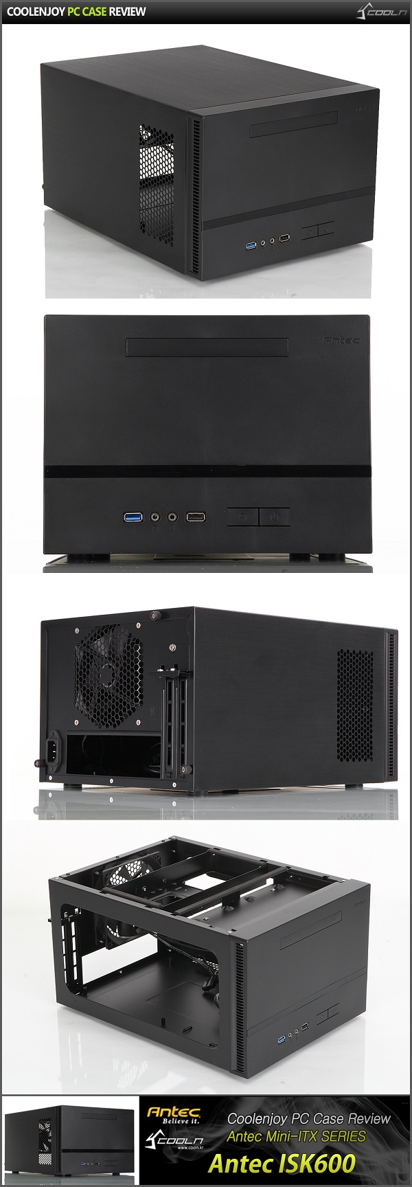 하이엔드 Mini-ITX! Antec ISK600 REVIEW : 네이버 블로그