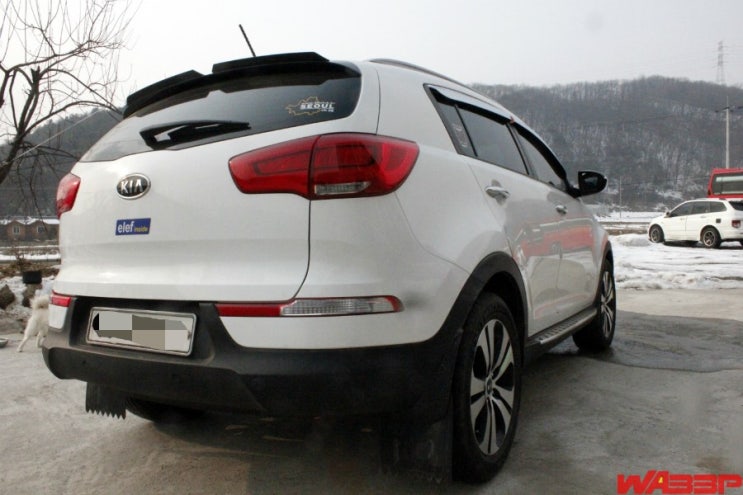 기아 스포티지r 오로라 하이테크 Wabbp와프 순정형 저소음 머플러 커스텀 배기 작업 경기북부의정부양주동두천포천파주일산고양 머플러 튜닝 네이버 블로그