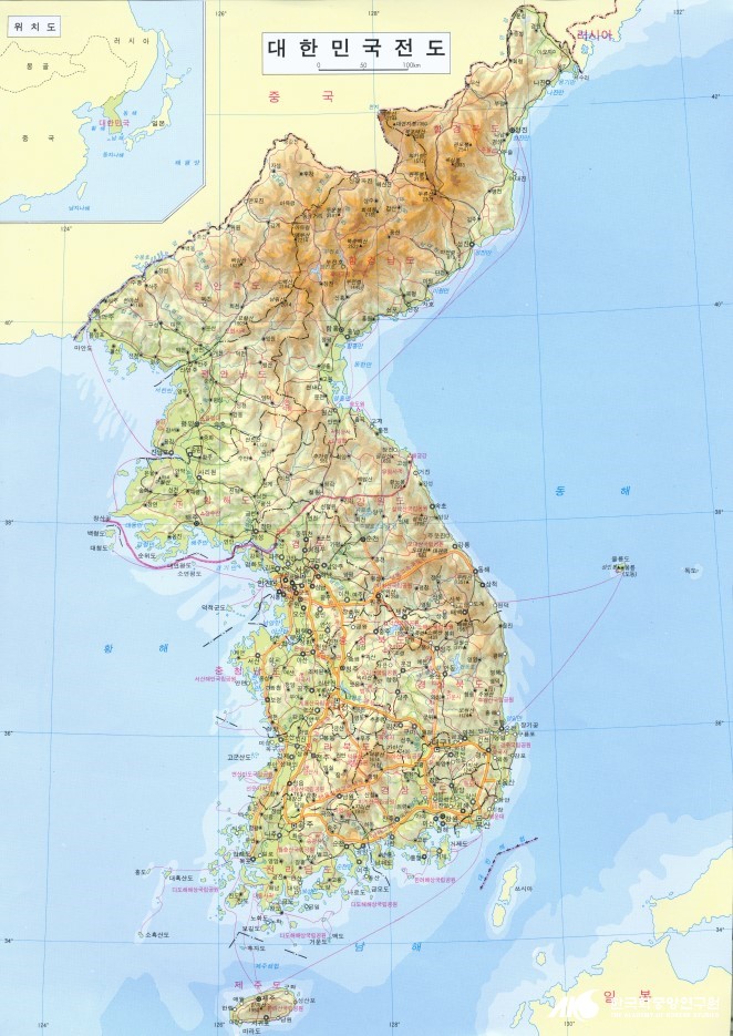 대한민국의 전도(지도) 과연 어떤게 정답일까?! : 네이버 블로그