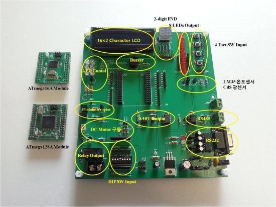 AVR 교육용 Kit (ATmega16A, ATmega128A Module 포함) : 네이버 블로그