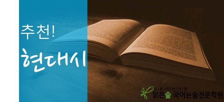 추천 현대시 반포 맑은숲 국어논술전문학원이 추천하는 현대시 곽재구의 서울고 시험범위 네이버 블로그