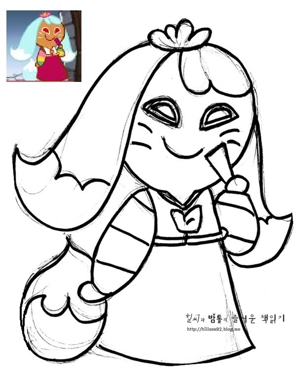 색칠도안 글라스데코도안 엄마표 쿠키런 캐릭터 여덟번째 설날시즌 구미호맛 쿠키 의적맛 쿠키 복주머니 그리고 용의
