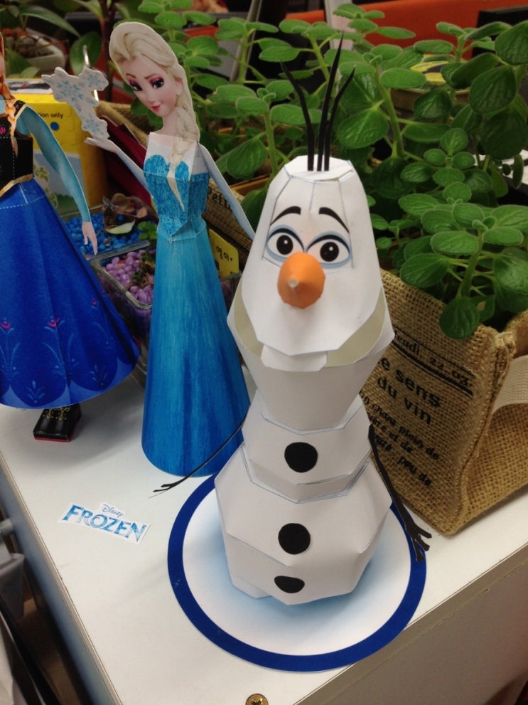 겨울왕국 올라프 종이 인형,울라프 종이인형 - Frozen Olaf Papercraft : 네이버 블로그