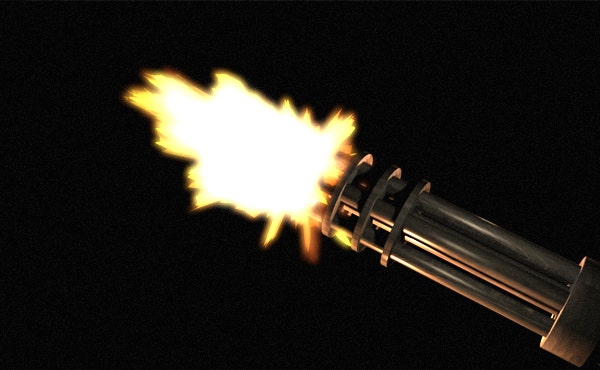 Create a Minigun Muzzle Flash in 3D Studio Max : 네이버 블로그