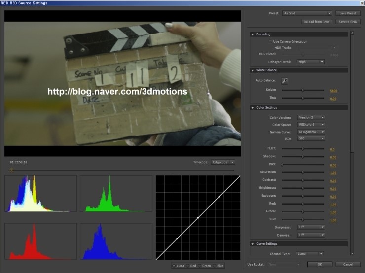 애프터이펙트에서 R3D파일의 편집 : 네이버 블로그