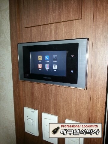 삼성 비디오폰 SHT-3527XM 설치 전문점....대구열쇠박사 : 네이버 블로그
