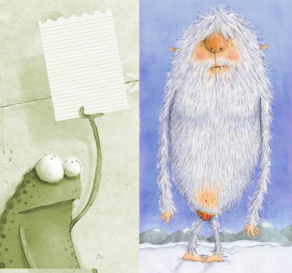 [동화 일러스트] 낙서같은 느낌의 개구진 동화 그림, Lee Wildish 일러스트 : 네이버 블로그