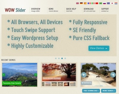유용한 슬라이더 - WOW Slider : 네이버 블로그