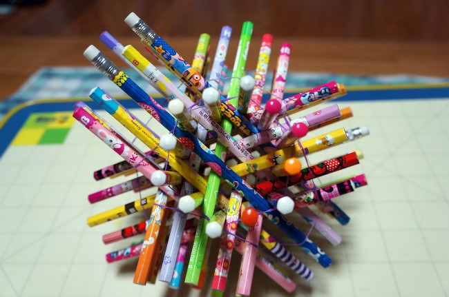 슈마파인더 3기> 슈필마테 A10 - 1. 조지하트 따라하기~ 연필 구조물 만들기. : 네이버 블로그