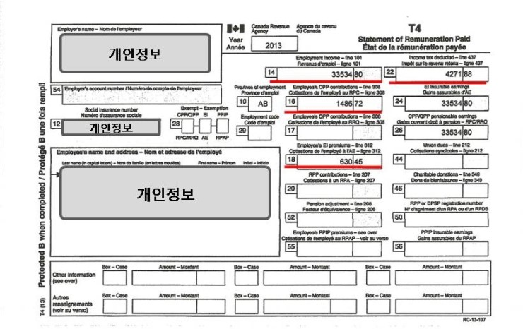 T1-Schedule1 Federal Tax 계산하기(Sample) : 네이버 블로그
