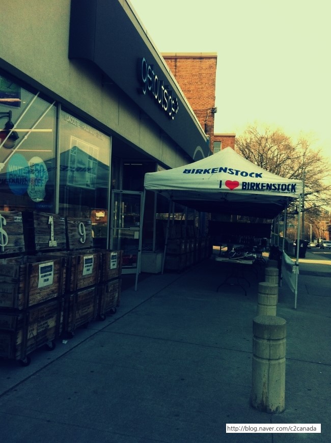 캐나다 어학연수 후기- 신발 아울렛 getoutside! : 네이버 블로그