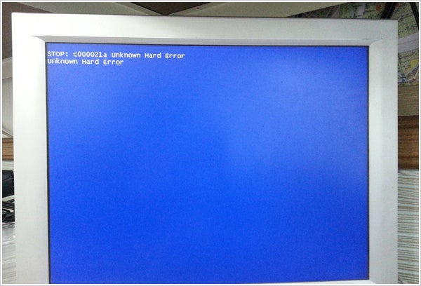 Unknown Hard Error 증상의 발생과 해결 : 네이버 블로그
